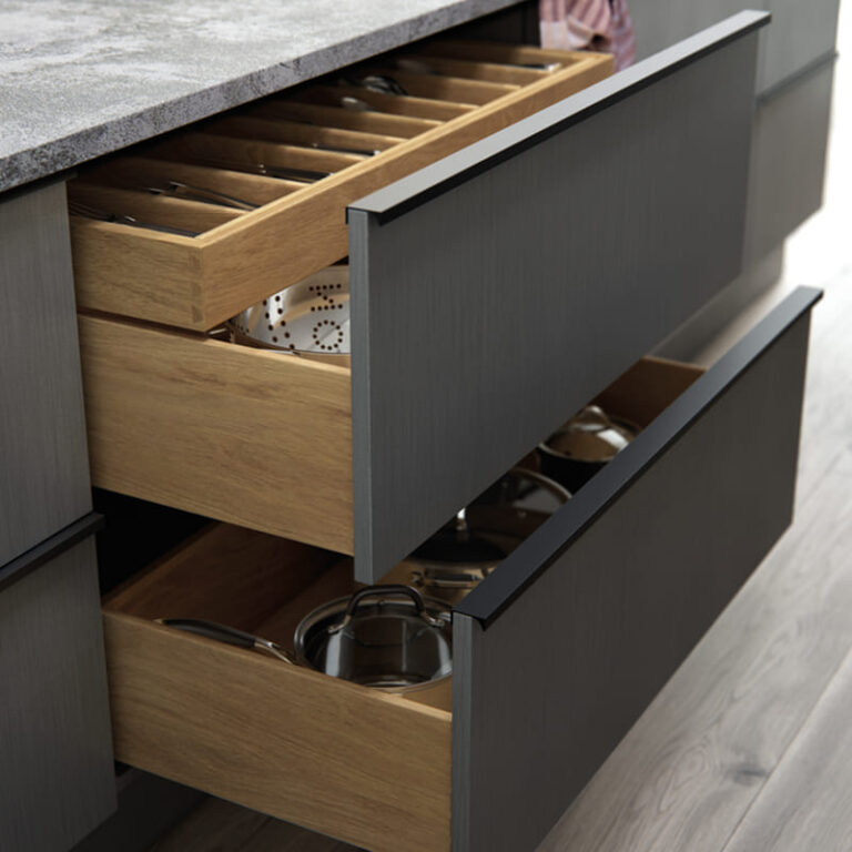 Internal Storage Options for Uform Fitted Kitchens