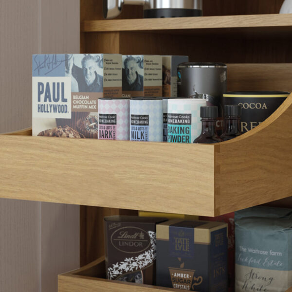 Internal Storage Options for Uform Fitted Kitchens